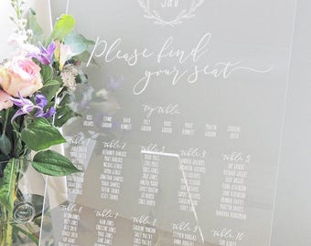 Wedding table plan | Etsy