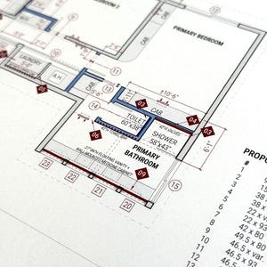 CONSTRUCTION PLAN 17x11 | Interior Design Autocad Plan Template - Etsy