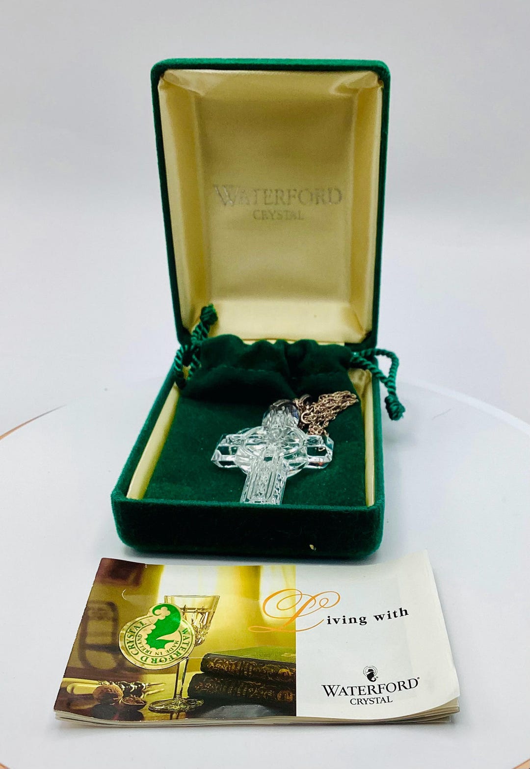 Waterford Crystal Irish Cross / Pendant Lead Crystal - Etsy