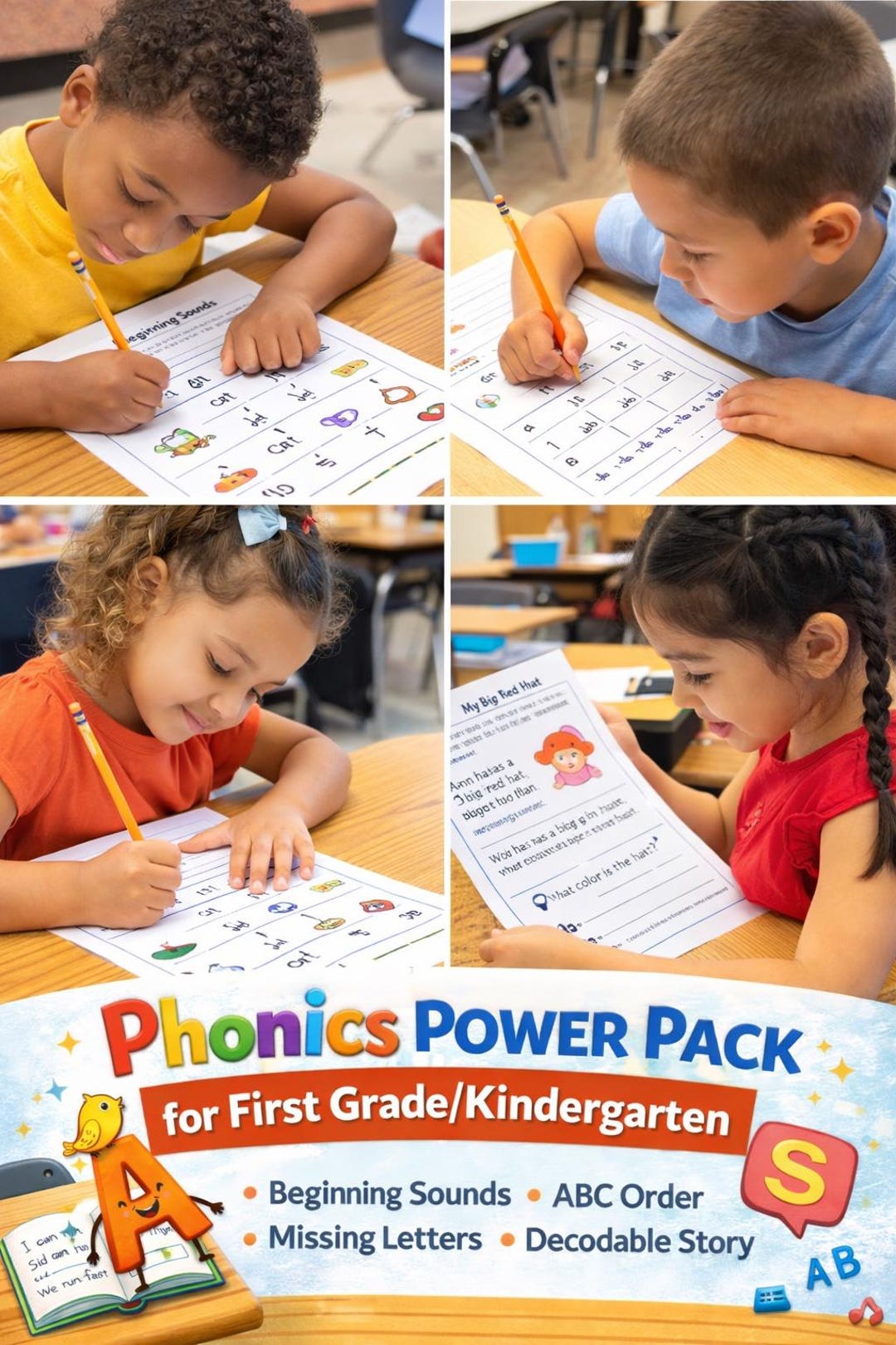 Phonics Power Pack for First Grade/kg - Etsy UK