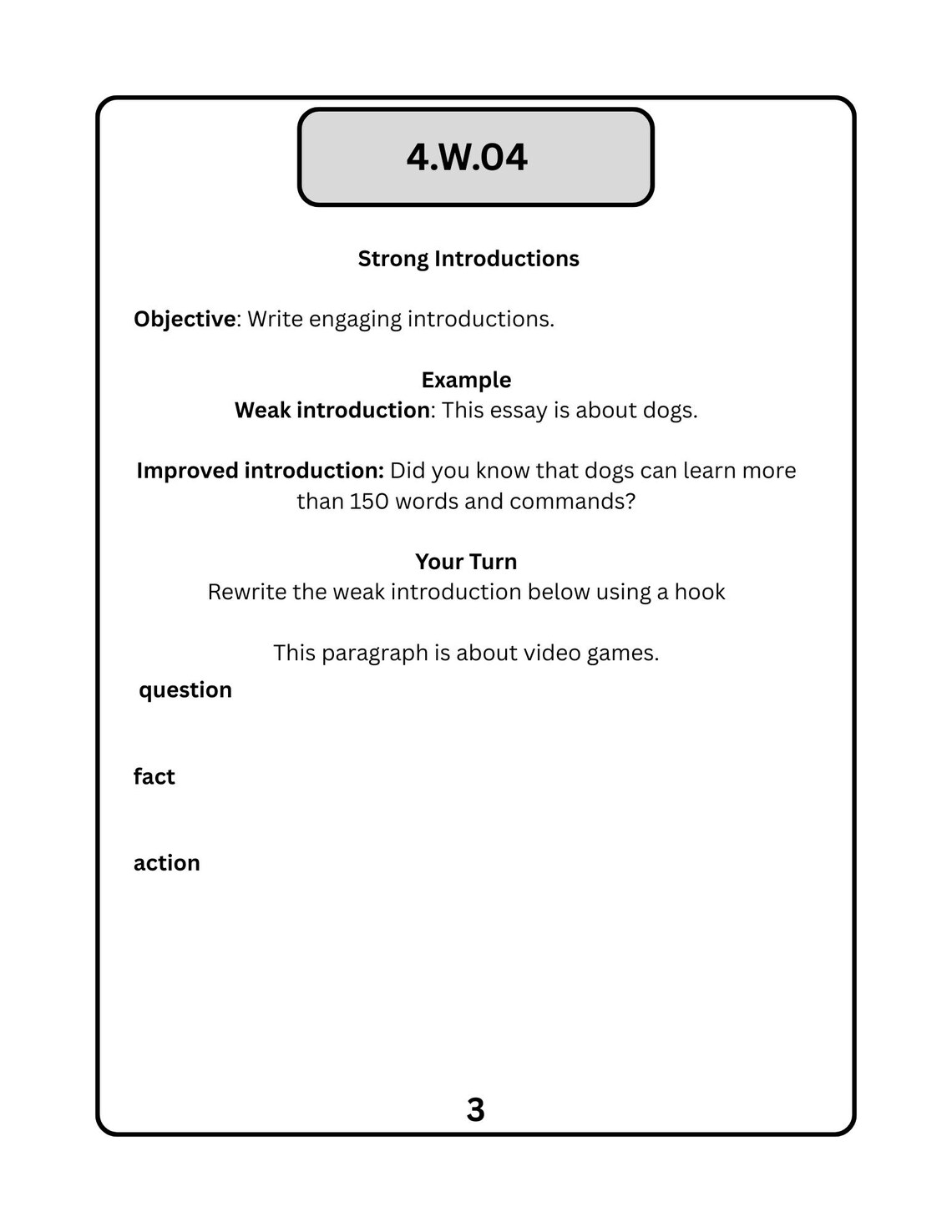 4th Grade Writing With Purpose | Printable Writing Packet - Etsy