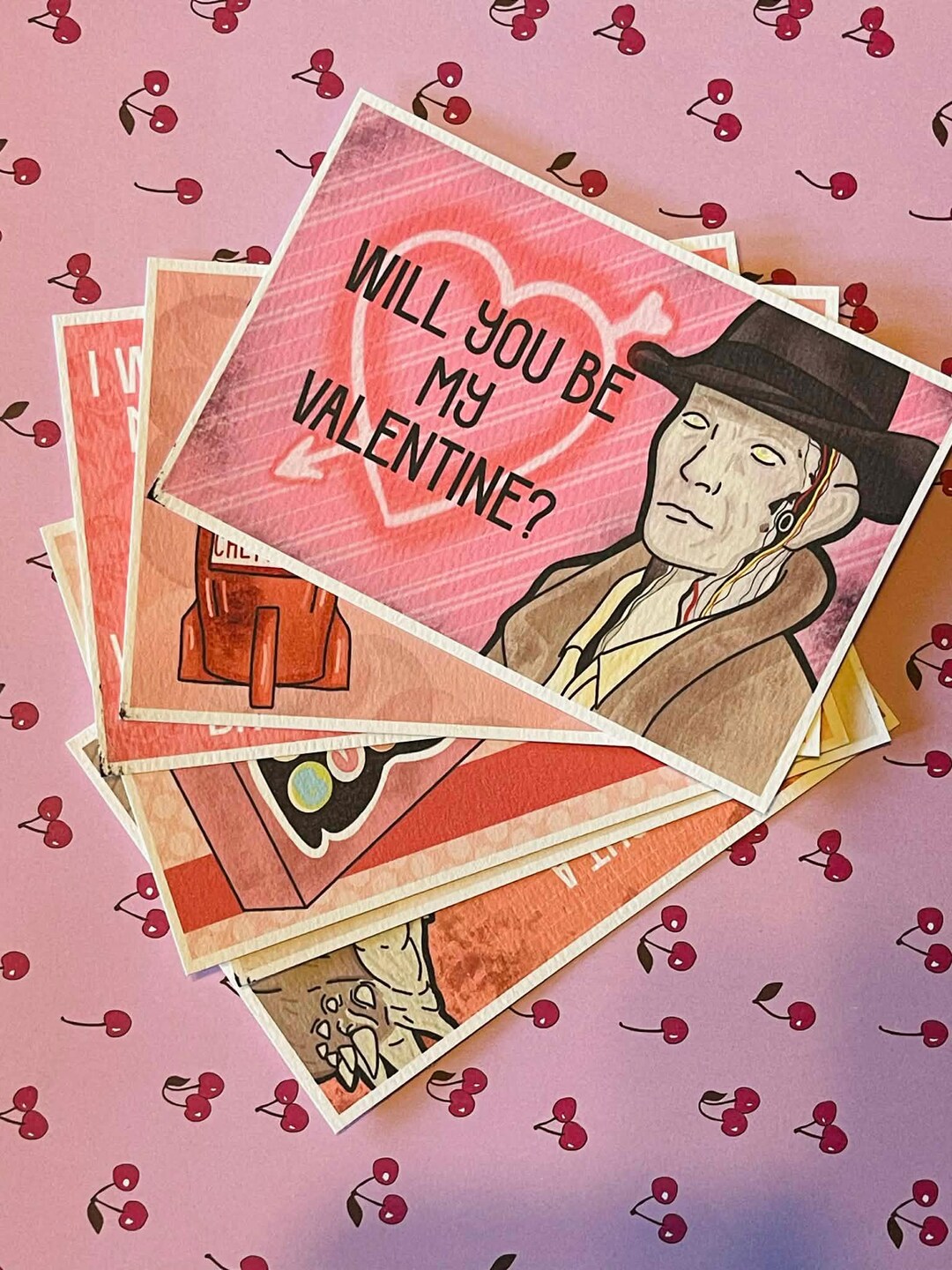 DEFECTIVE-MISS PRINT Fallout Valentines Day Postcards - Etsy