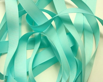 Aqua ribbon | Etsy