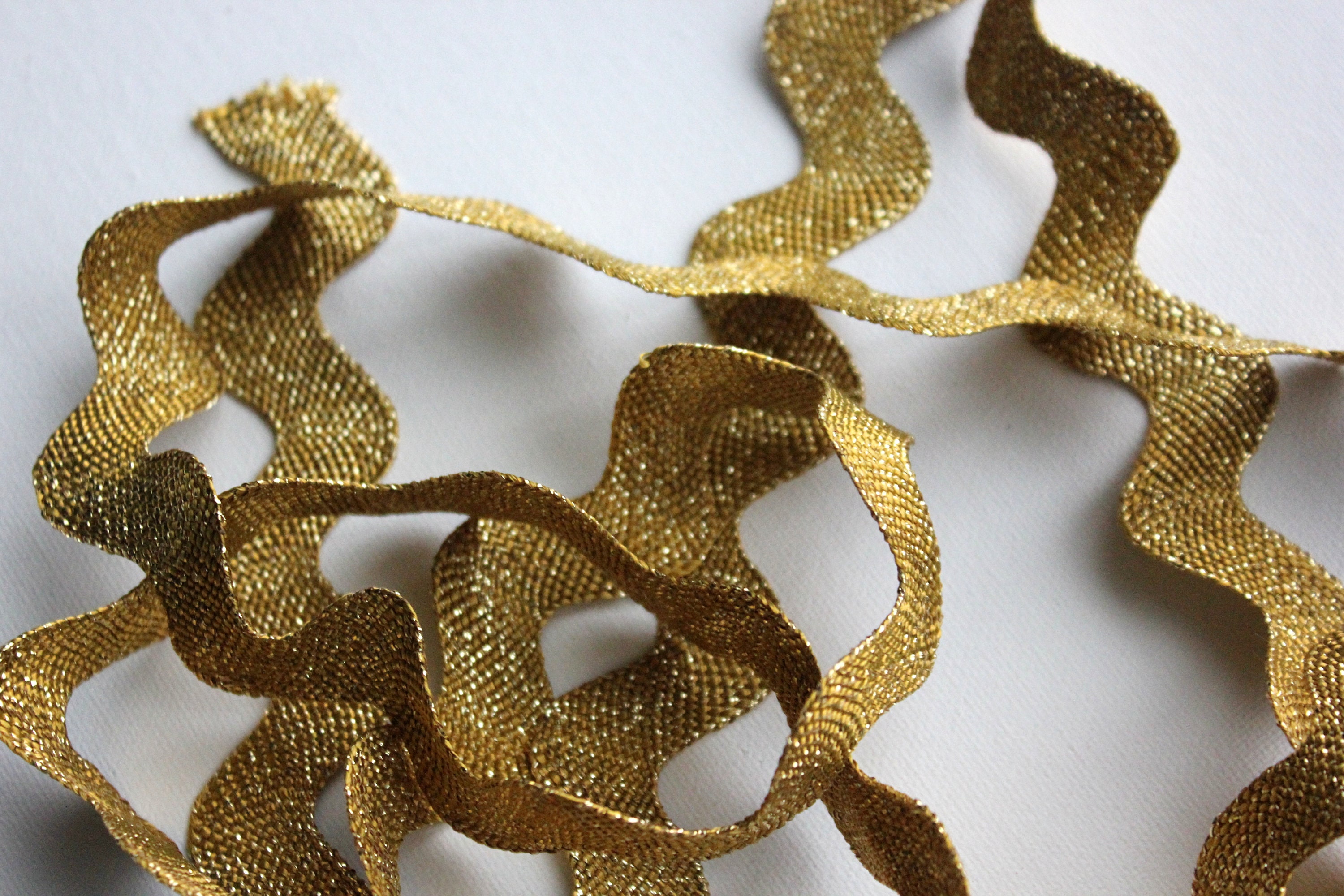 1 1/8 Metallic Gold Rick Rack Metallic Rick Rack | Etsy