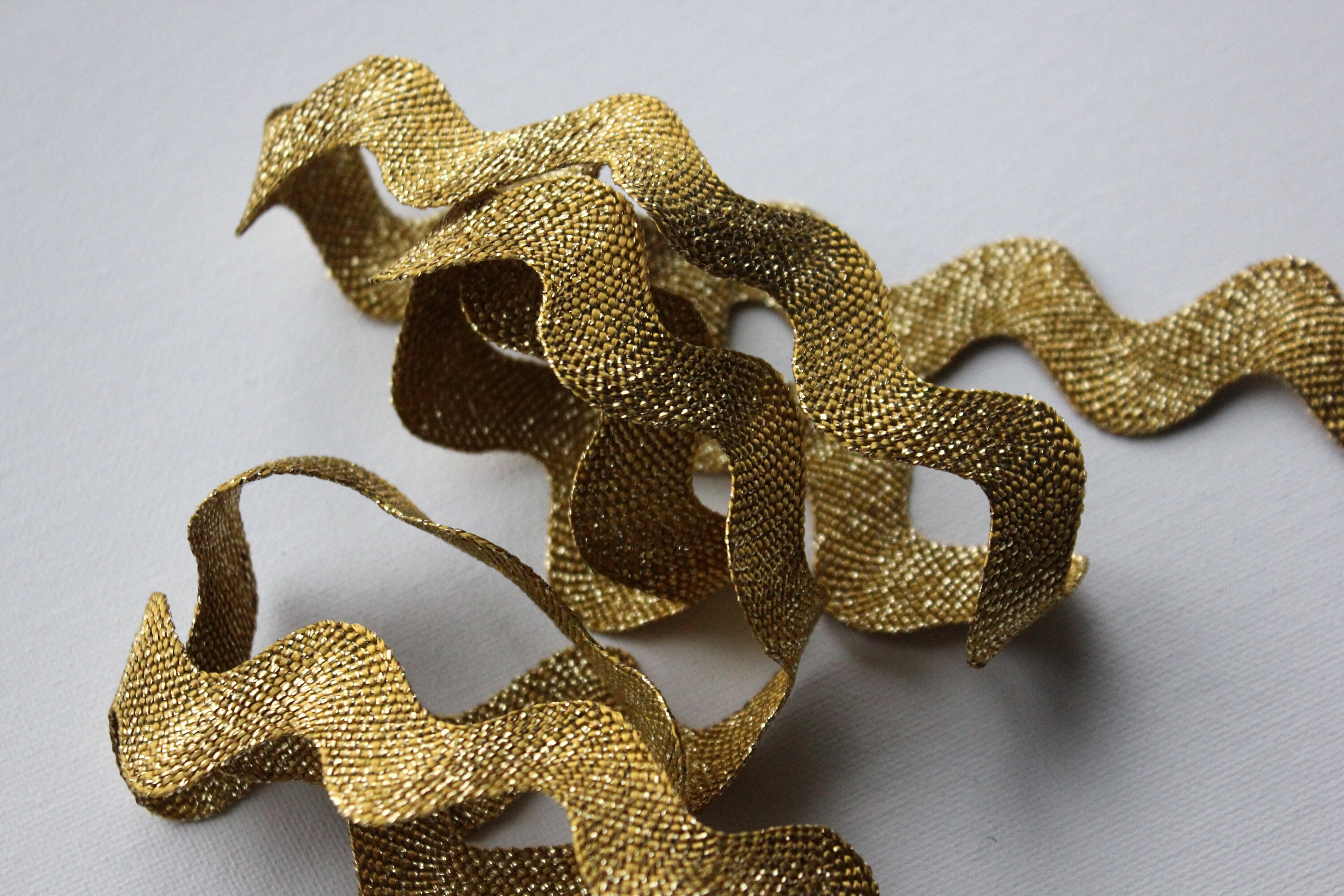 1 1/8 Metallic Gold Rick Rack Metallic Rick Rack | Etsy