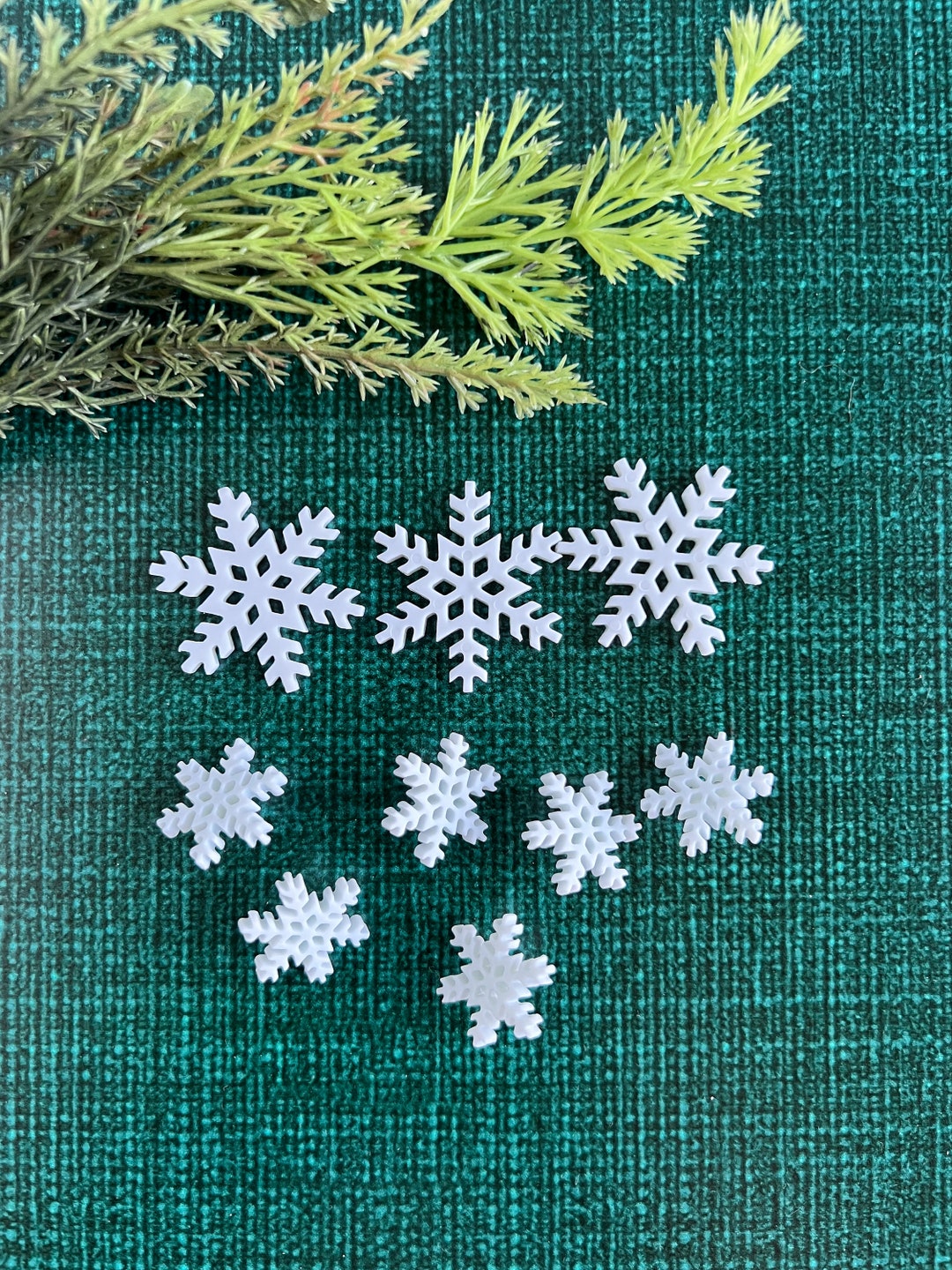 Christmas Buttons - Snowflake Buttons - Holiday Trims - Etsy