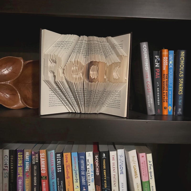 Folded Book Art - Etsy