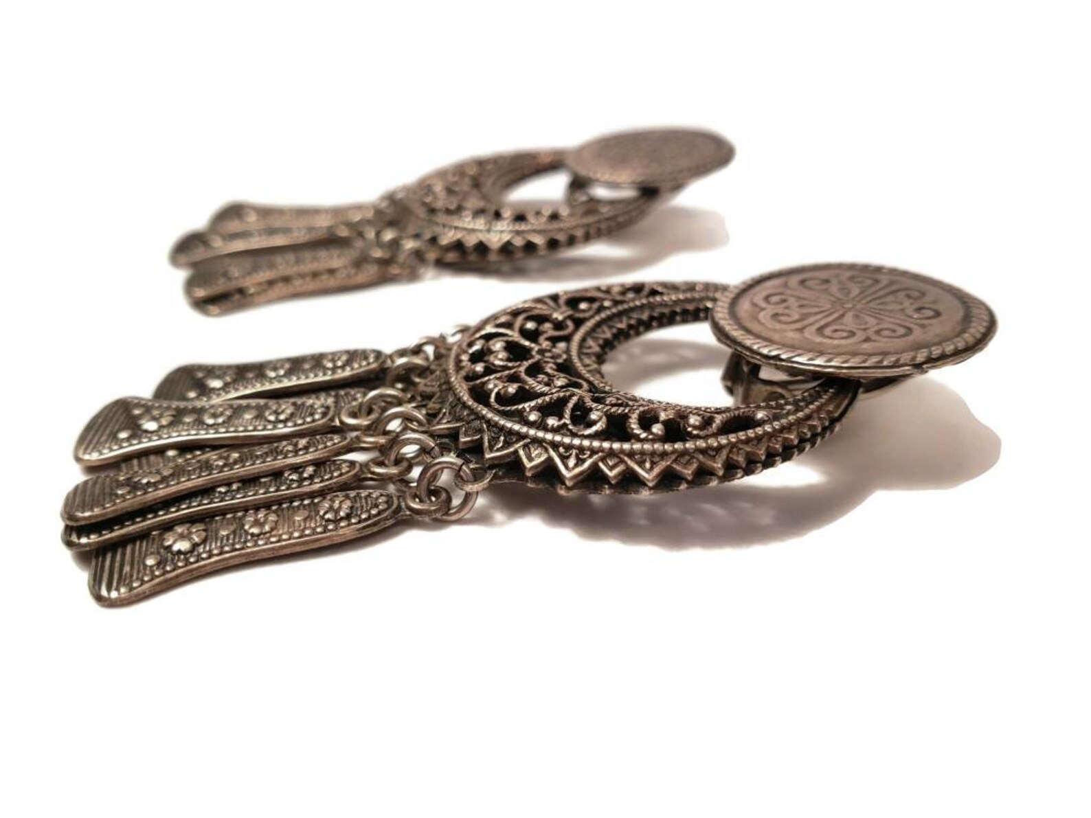Zoe Coste Mader in France Silver Dangle Earrings - Etsy