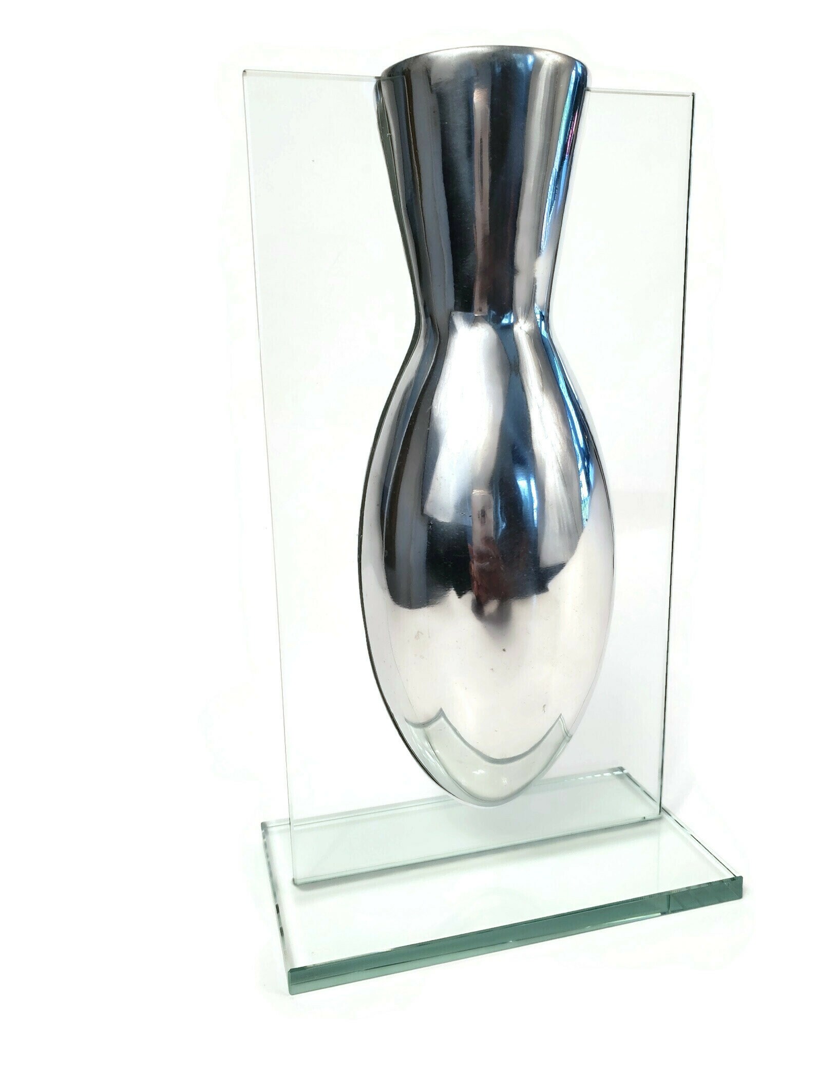 Home Décor Home & Living Vintage Floating Silver Vase Vases etna.com.pe