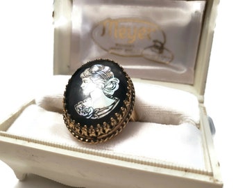 Whiting Davis Ring | Etsy