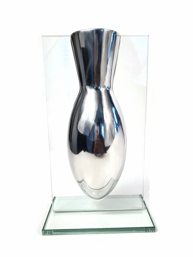 Home Décor Home & Living Vintage Floating Silver Vase Vases etna.com.pe