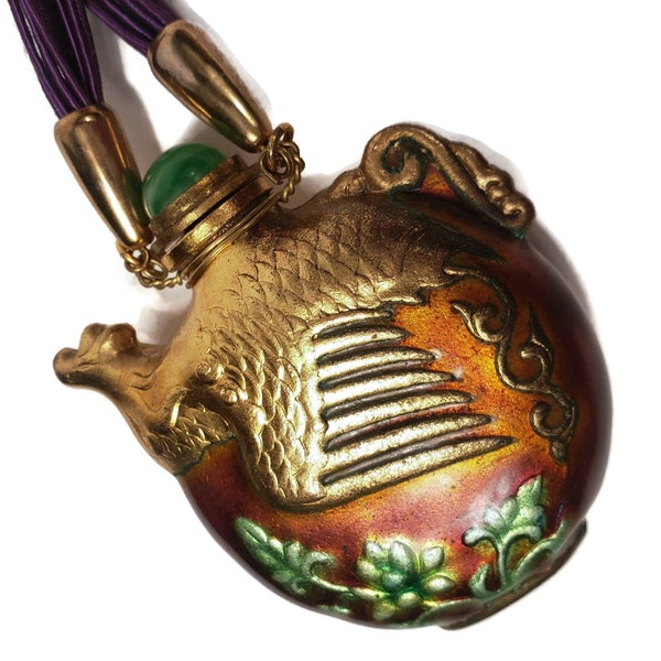 Snuff Bottle Necklace - Etsy