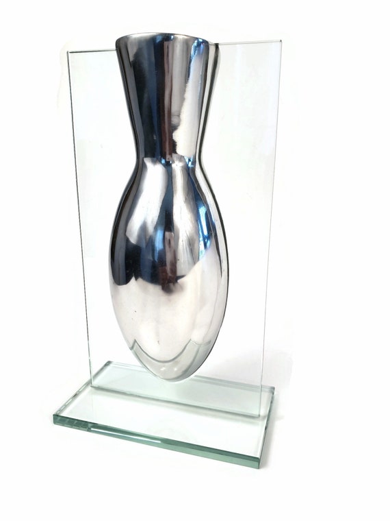 Home Décor Home & Living Vintage Floating Silver Vase Vases etna.com.pe