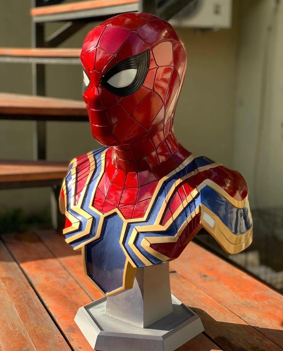 Iron Spider Bust | Infinity War | Collectible Sculpture - Etsy