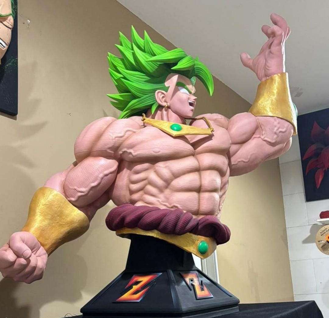 Broly Bust Life Size – Dragon Ball Z – 115 Cm Statue – Anime Collector ...