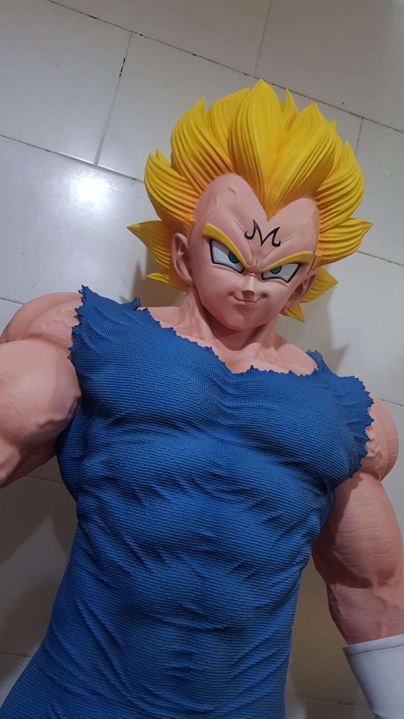 Realistic 1:1 Scale Vegeta Figure | Premium Dragon Ball Z Collectible ...