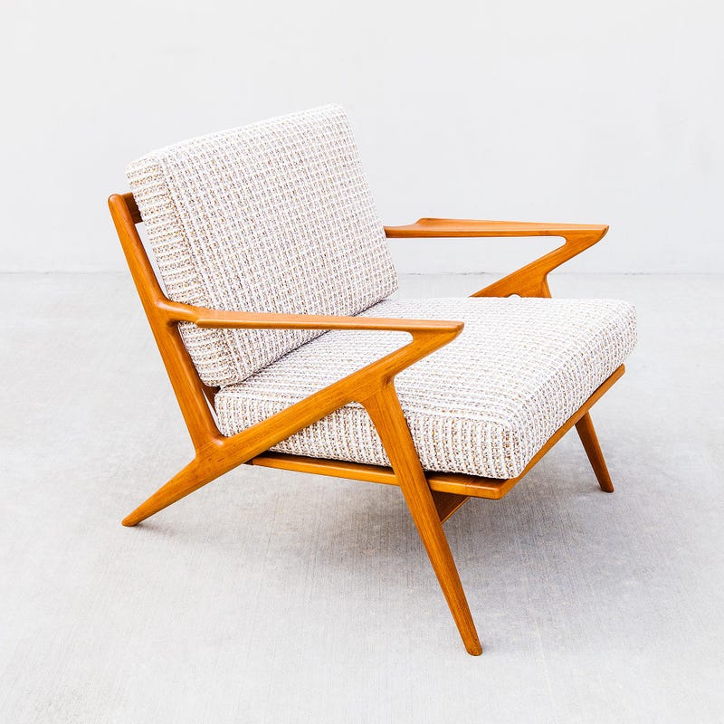 Mid Century Z Chair - Etsy