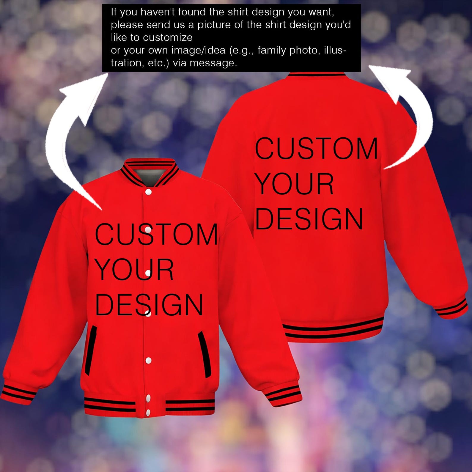 Custom Super Mario Baseball Jacket for Men & Kids, Mario Bros Game ...