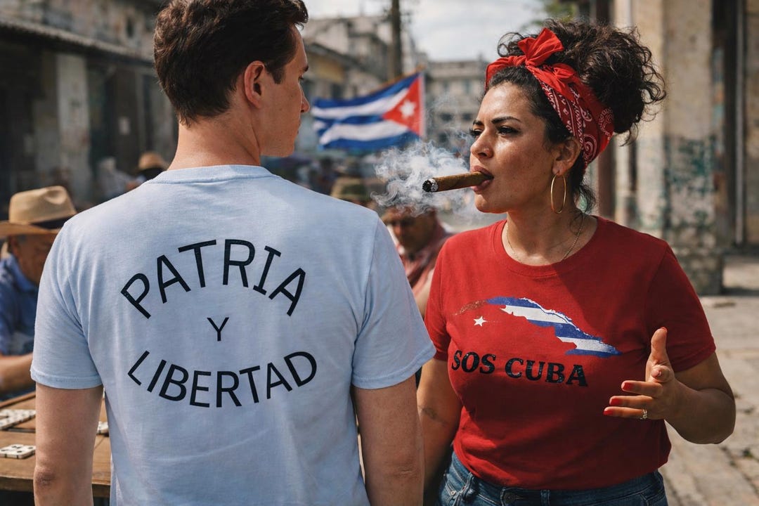 Patria Y Libertad Cuban Freedom Statement T-shirt - Etsy
