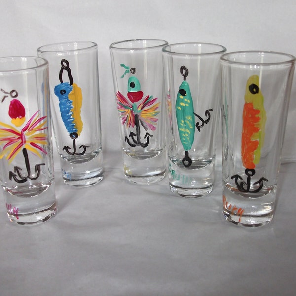 Fishing Shot Glasses - Etsy