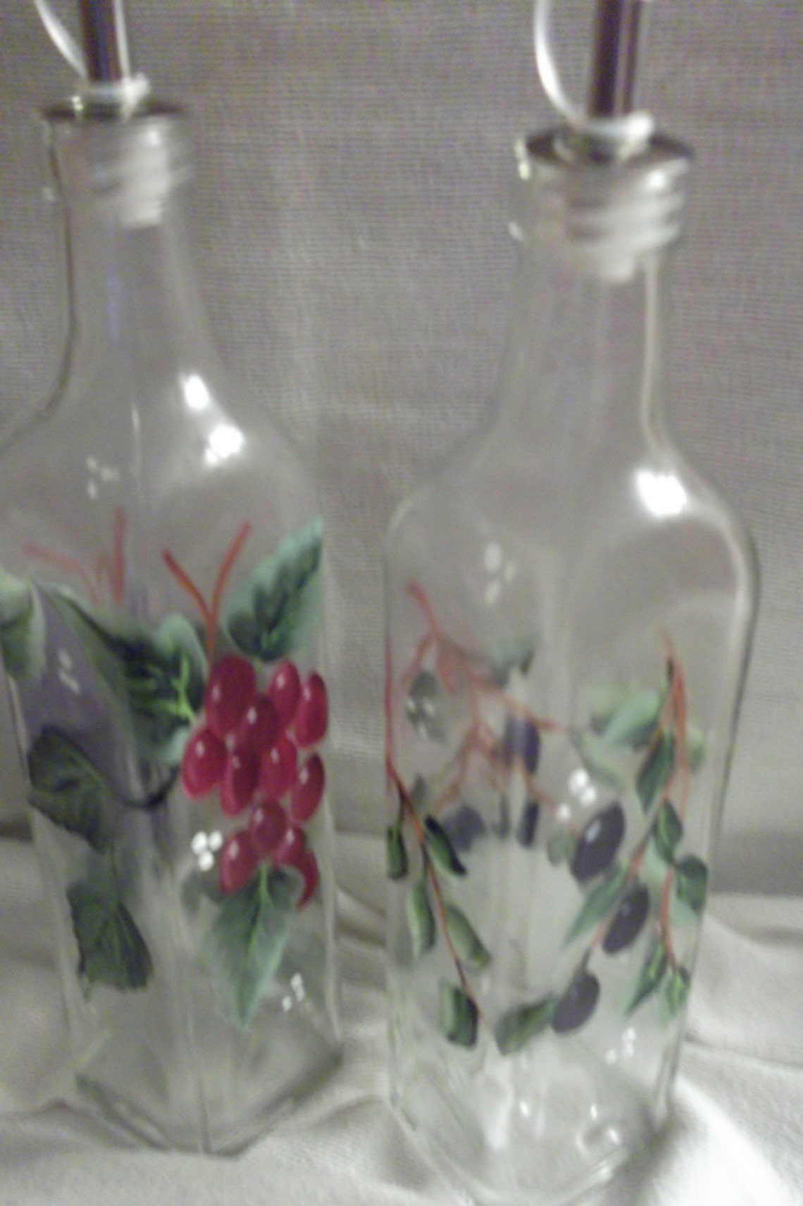 Olive Oil And Vinegar Set Etsy