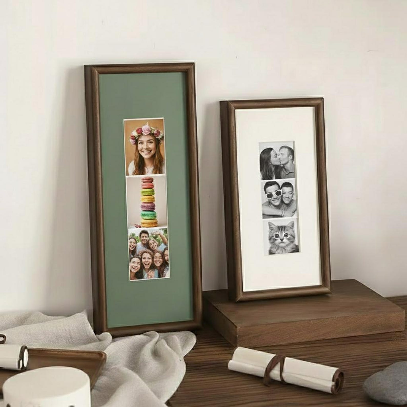 Vertical Photo Strip Frame, Custom Photobooth Picture Frame ...