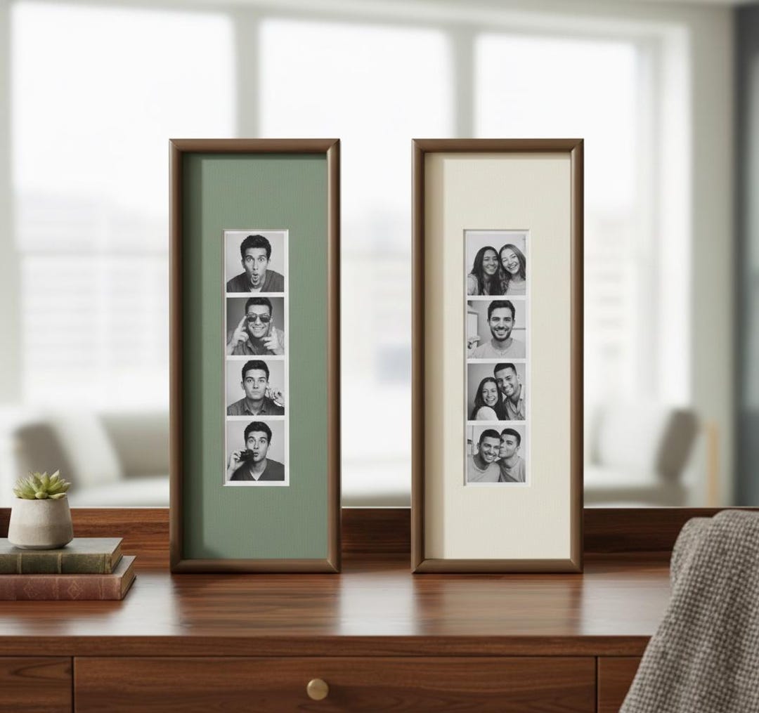 Vertical Photo Strip Frame, Custom Photobooth Picture Frame ...