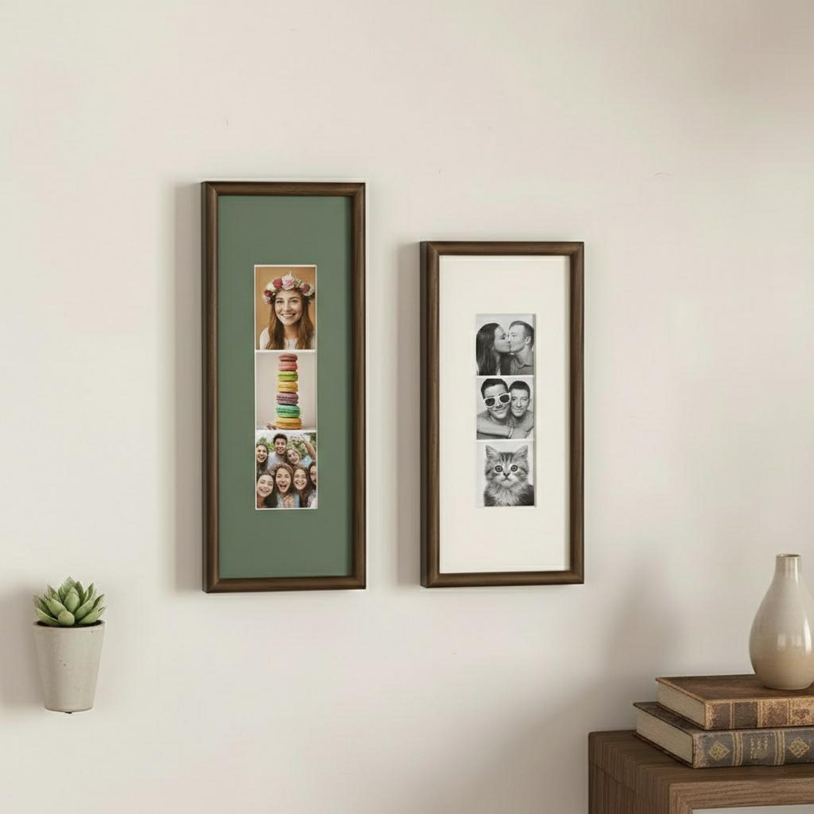 Vertical Photo Strip Frame, Custom Photobooth Picture Frame ...