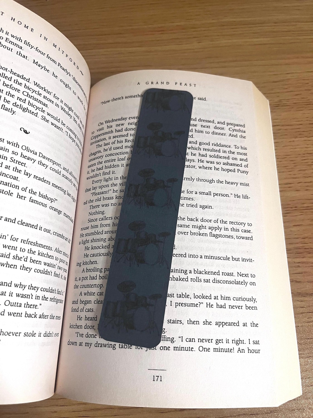 Drum Set Bookmark - Laminated Cardstock, Music Lover Gift - Etsy