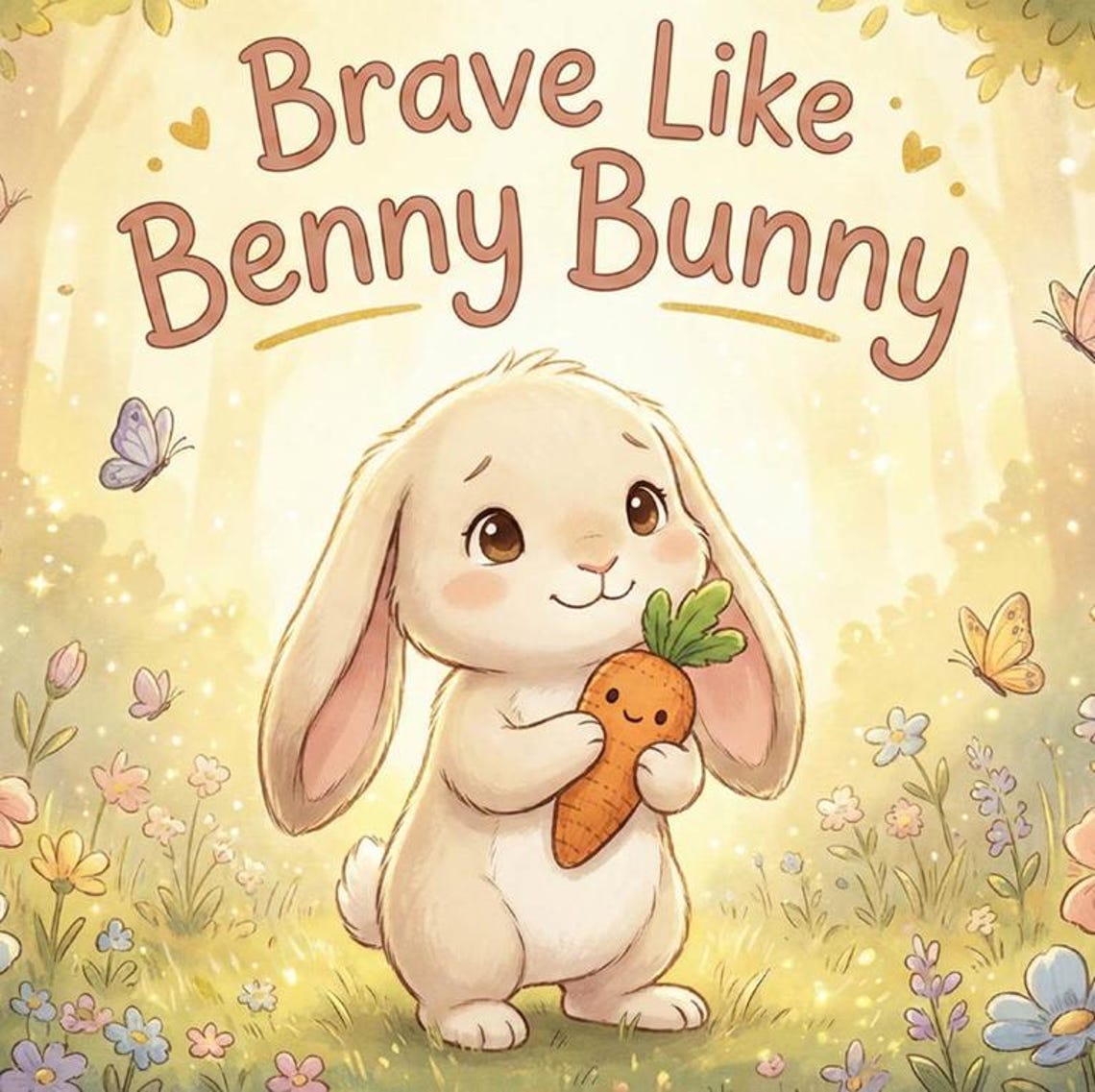 Brave Like Benny Bunny Story Book | Bravery Chart PDF (instant Download ...