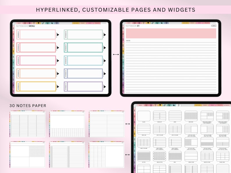 All-in-one Digital Planner 2026, 2027, Digital Planner, Journal ...
