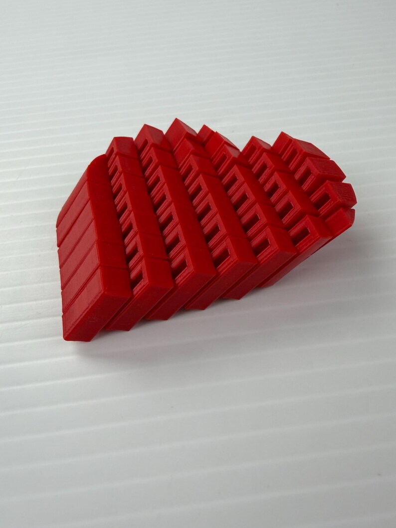 Flexi Heart Fidget – 3D Printed Articulated Heart Desk Toy Love Gift - Etsy