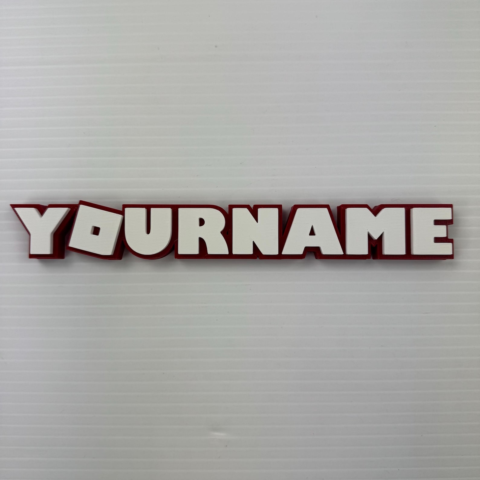 Custom Roblox Style 3D Name Sign, Personalized Gamer Desk Nameplate ...