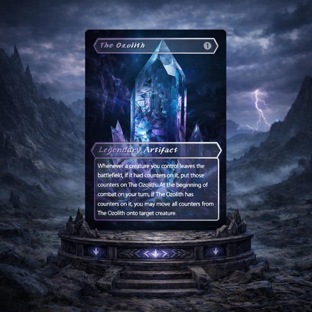 Custom the Ozolith Game Card Proxy Handcrafted TCG Deck Replacement ...