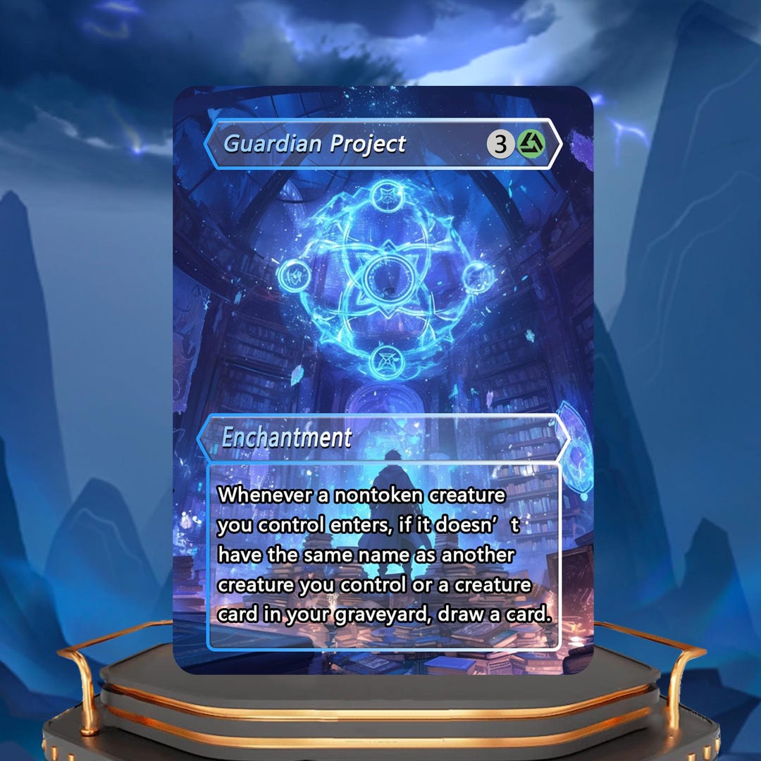 Custom Guardian Project Game Card Proxies - Handcrafted Proxies for ...