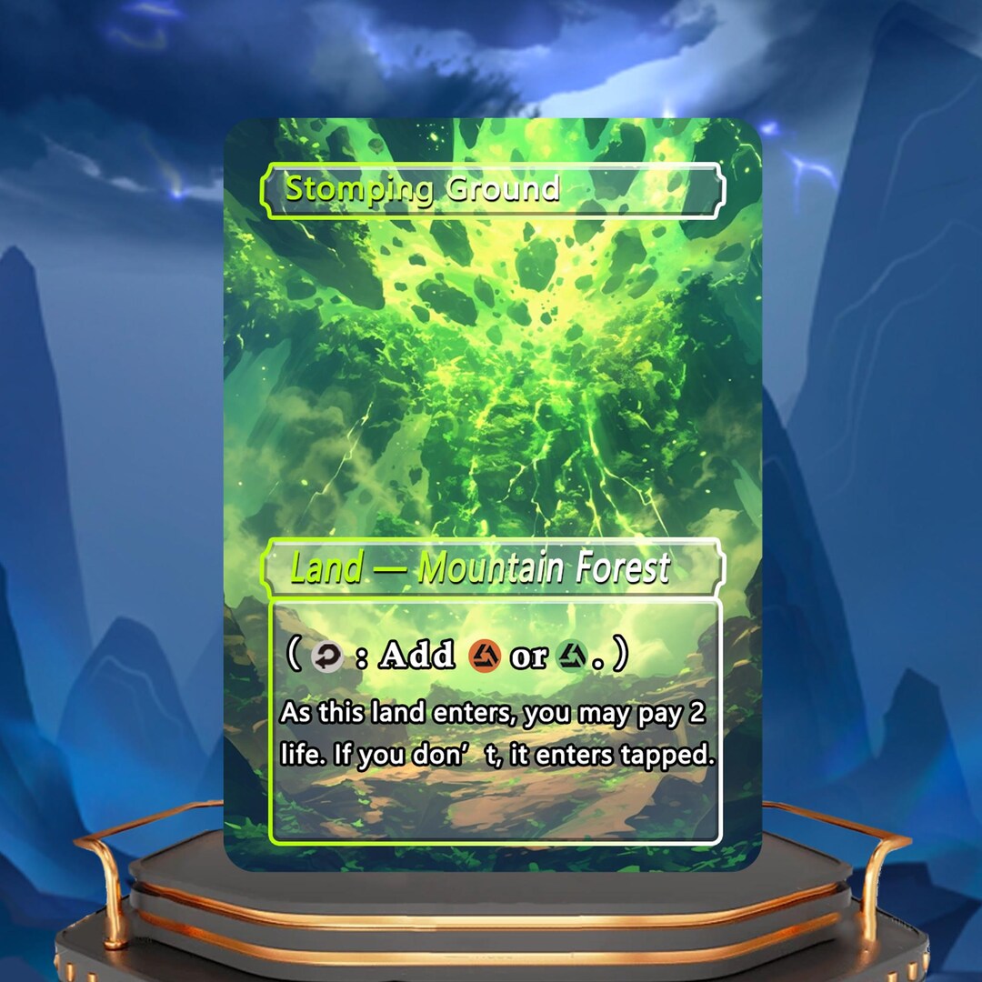 Stomping Ground Custom Game Card Proxy - High-fidelity Collectible TCG ...