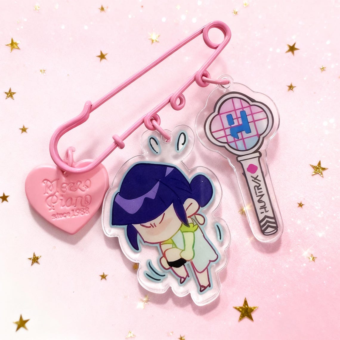 KPOP HUNTRIX Arcana Girls Acrylic Character Brooch Keychain Charm - Etsy