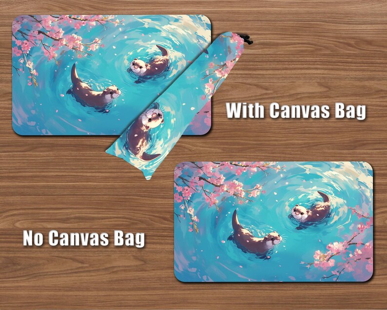 24 × 14 Inches Playmat – Spring Swim Playmat for TCG, MTG, Pokémon, or ...