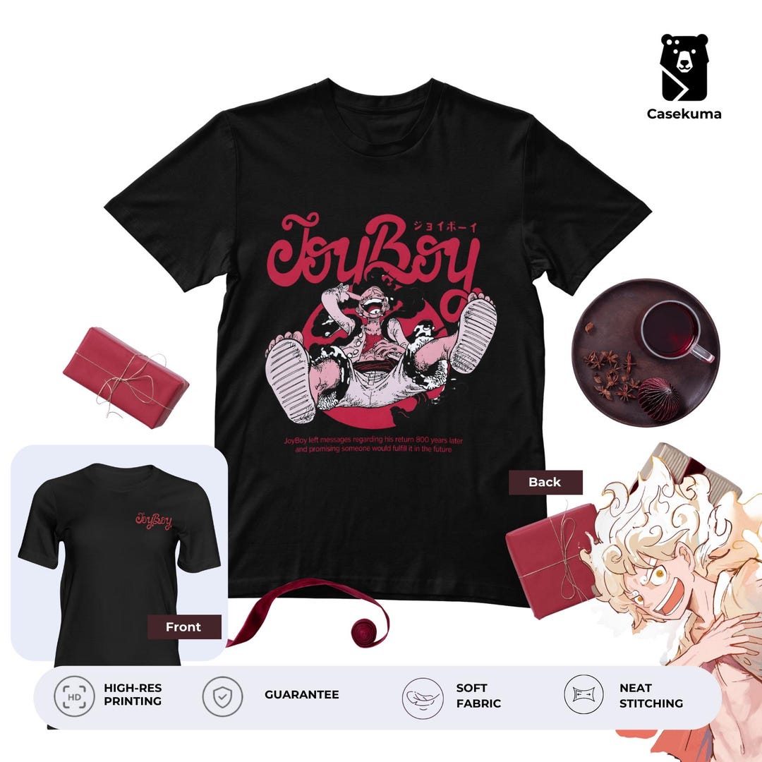 Fan Art Anime T-shirt Casekuma | Staw Hat Tee | Gear 5 Joyboy Merch ...