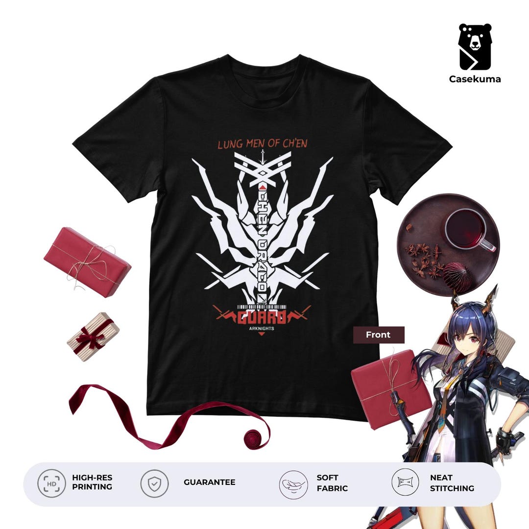 Arknights Ch'en T-shirt | Lungmen Guard Department (L.G.D) Merch ...