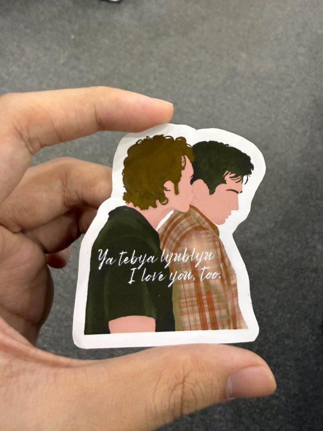 Sticker Ya Tebya Lyublyu I Love You, Too Heated Rivalry , Hudson ...