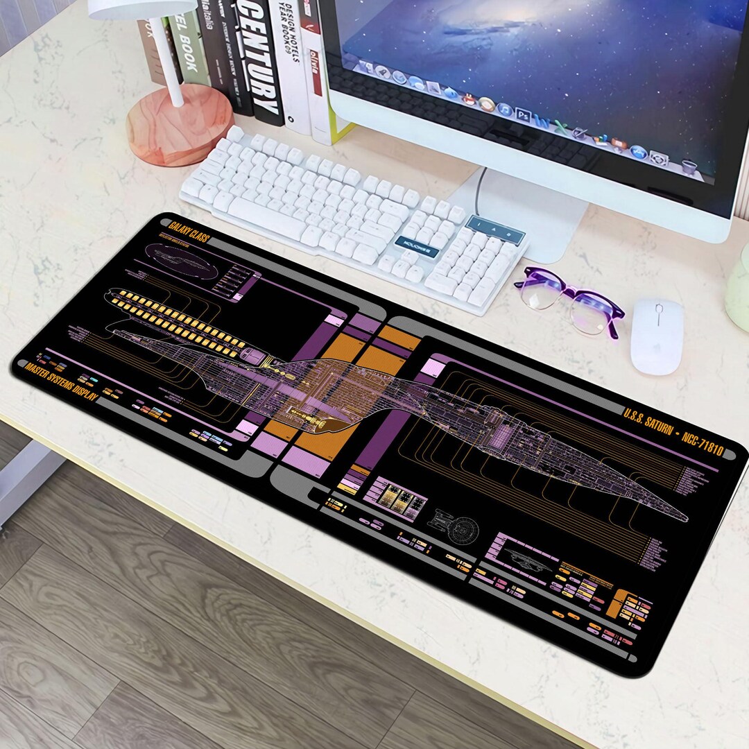 71810 Sci-fi Control Console Display Desk Mat, Trekkie Trekker 80x30 Cm ...