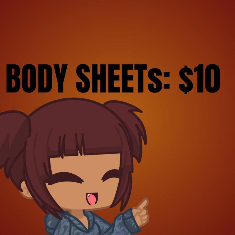 Gacha Body Sheets - Etsy
