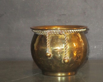 Small Brass Planter - Etsy