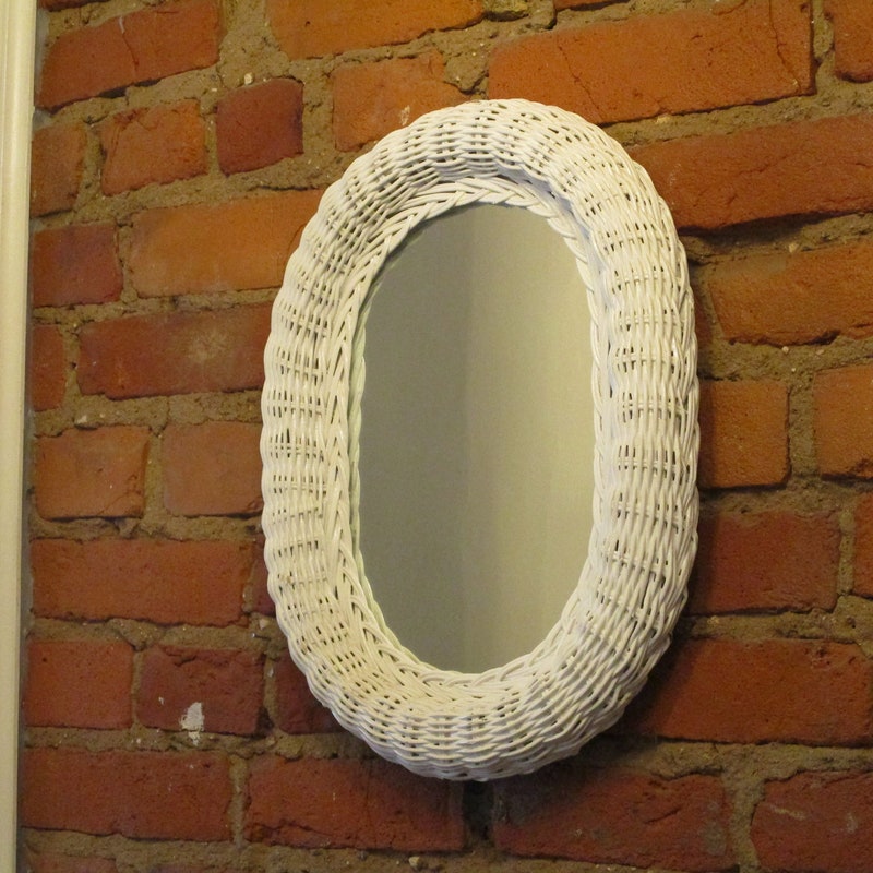 Wicker Mirror - Etsy
