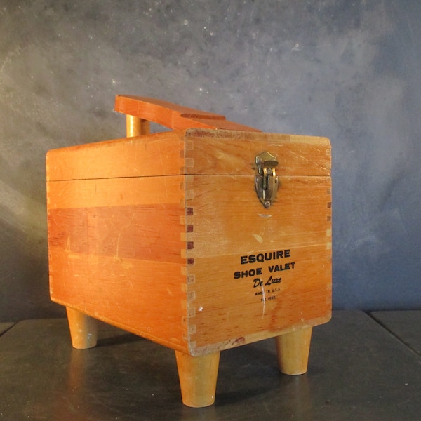 Shoe Shine Box - Etsy