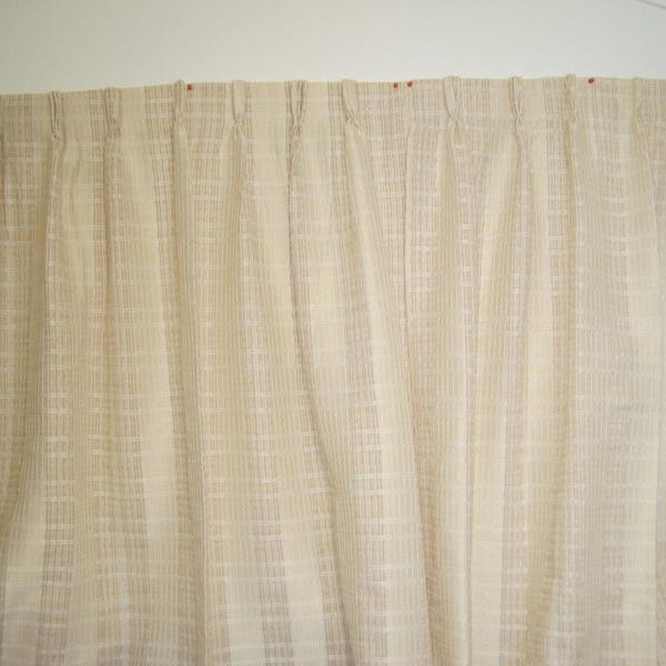 Vintage Loose Weave Curtain - Etsy
