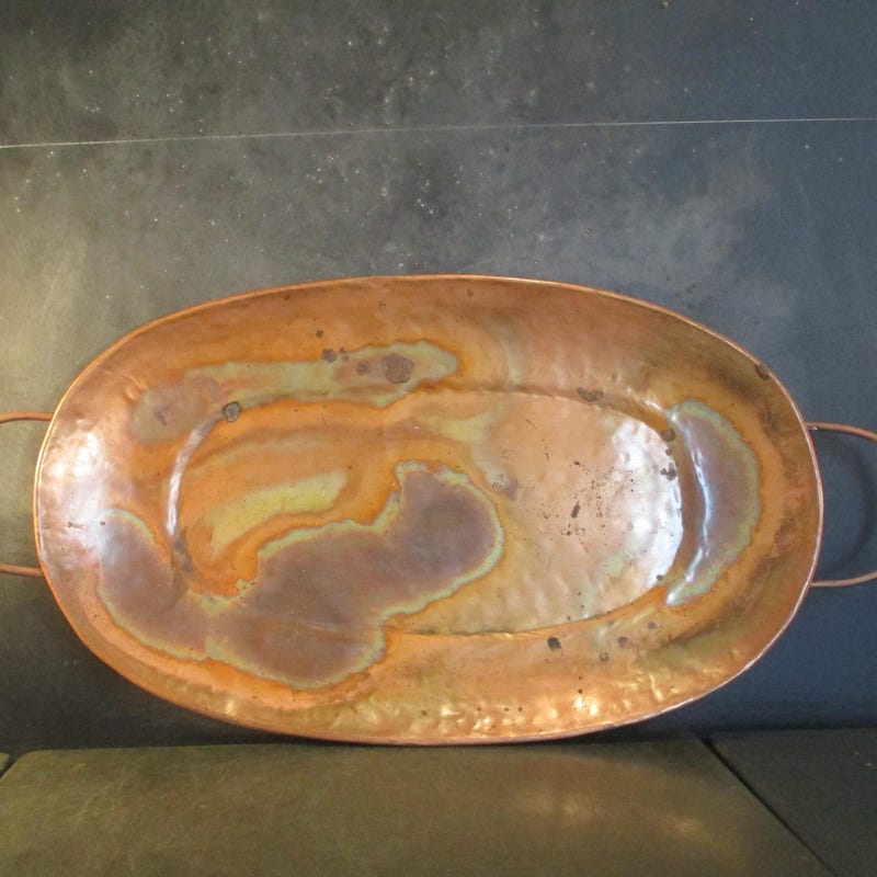 Large Copper Tray - Etsy