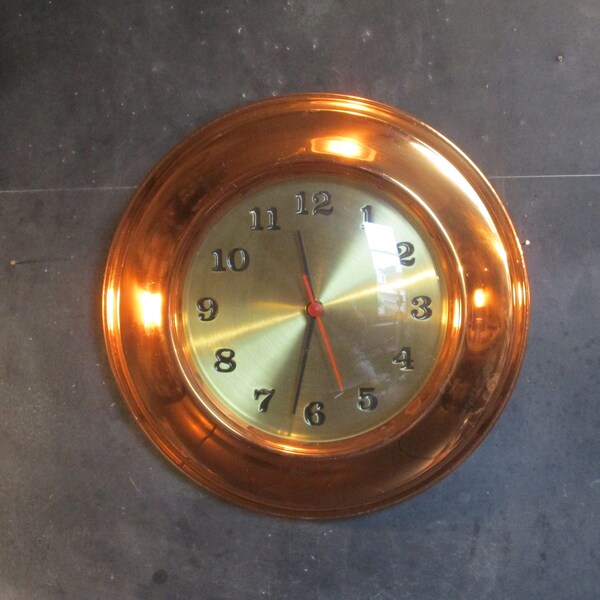 Copper Clock - Etsy