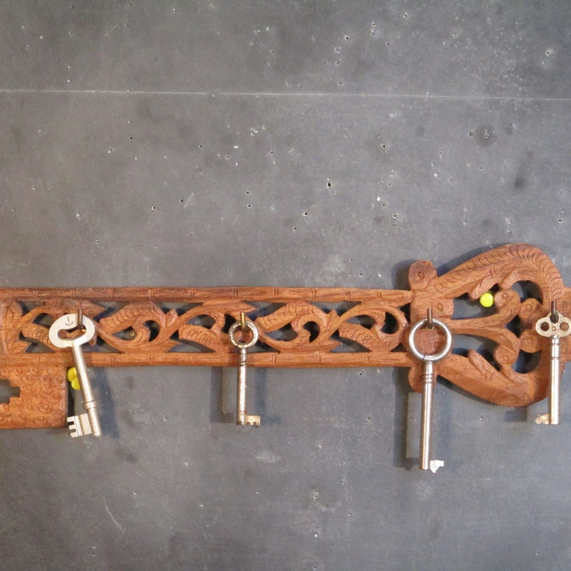 Wooden Skeleton Key - Etsy